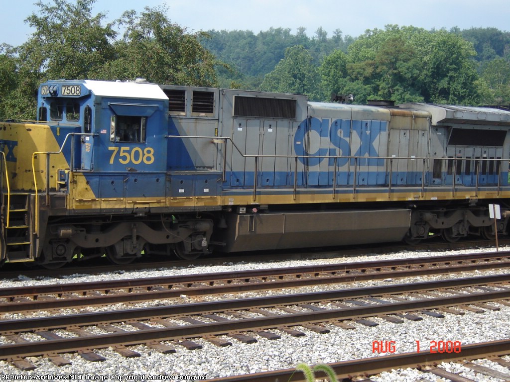 CSX 7508 GE C40-8 August 1, 2008
